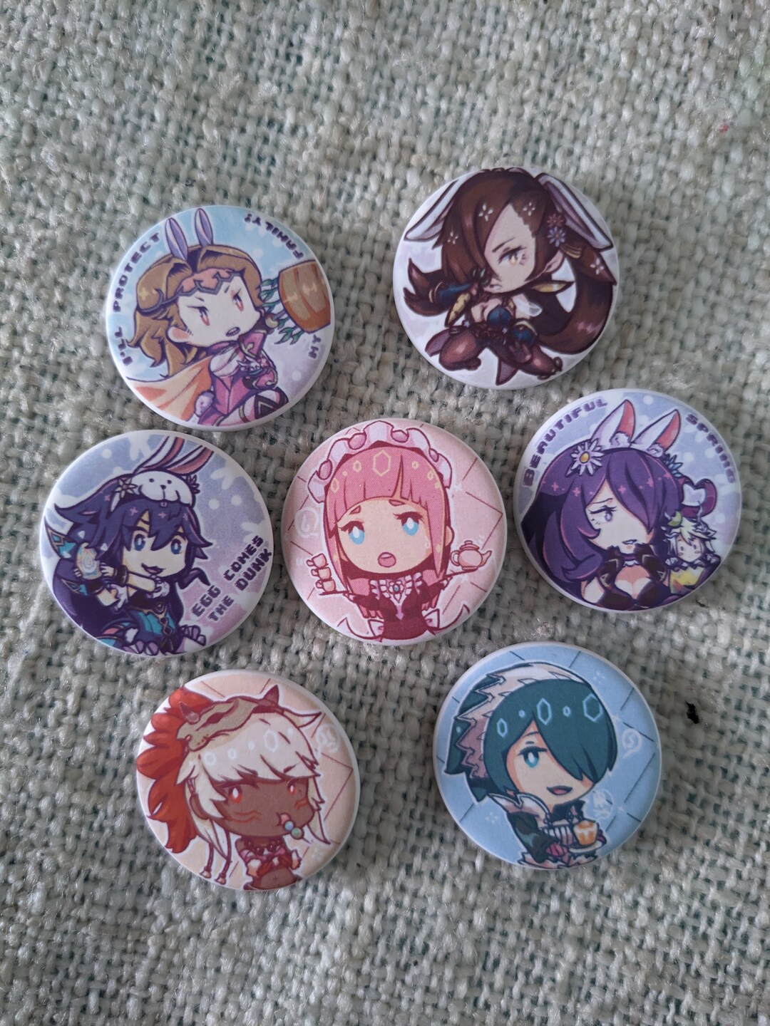 The Fate Awakening I Fire Emblem Button Pins feat Felicia, Setsuna ...