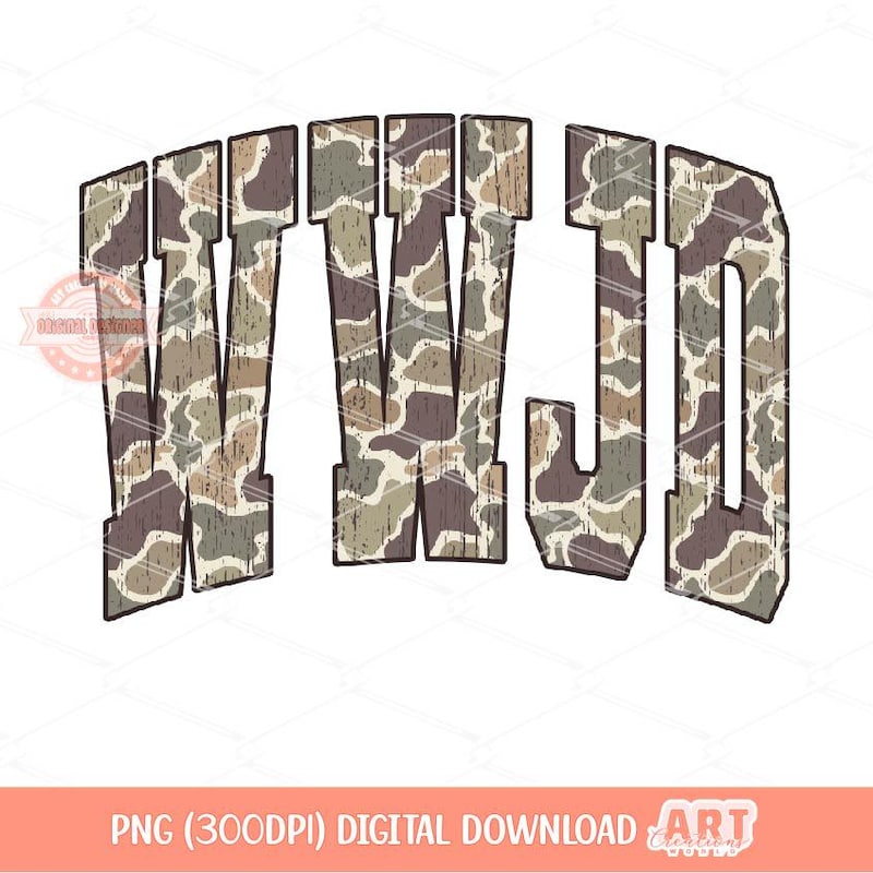 Wwjd in Camo - Etsy