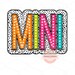 Mini Bright Doodle Dalmatian Dots Letters PNG, Trendy Colorful Layered ...