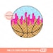 Pink Blue Drip Basketball PNG, Drippy Ice Cream Waffle Cone Sports ...