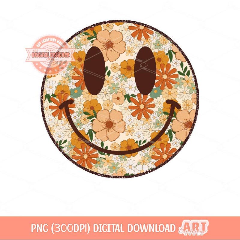 Preppy Smiley Face - Etsy