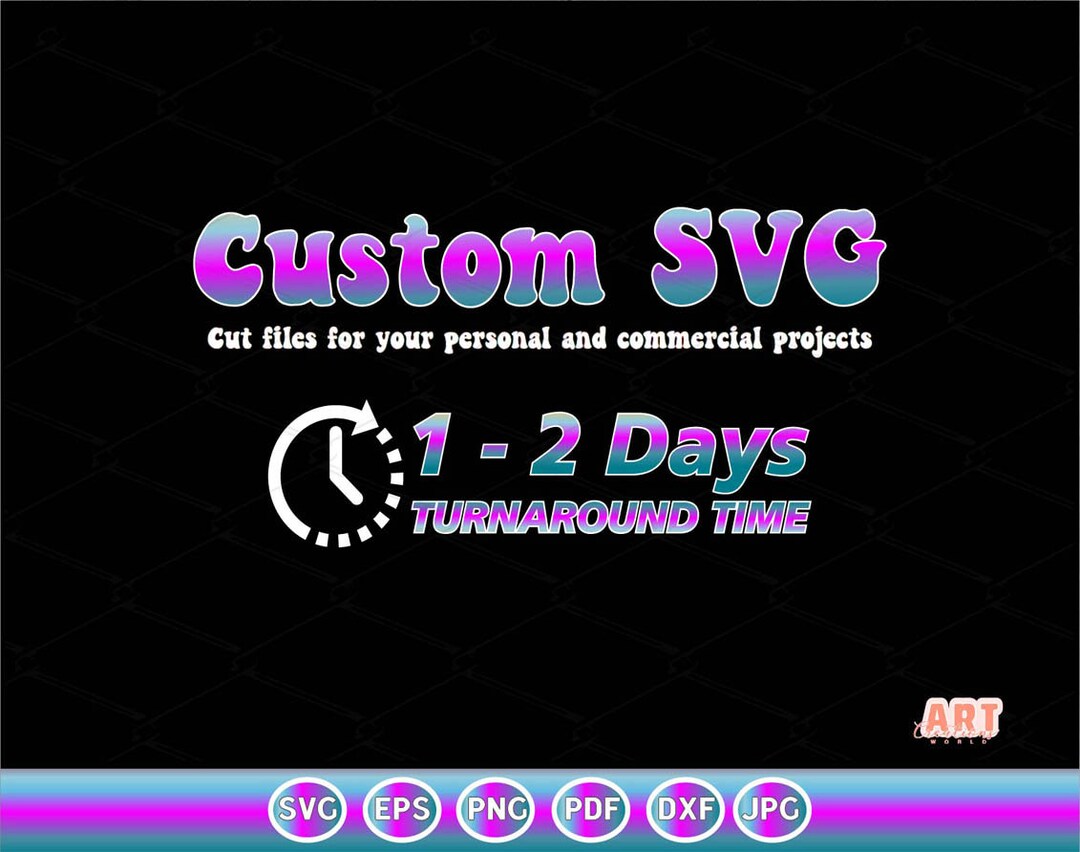 Custom SVG File, Personalized Svg Files for Cricut, Made to Order Svg ...