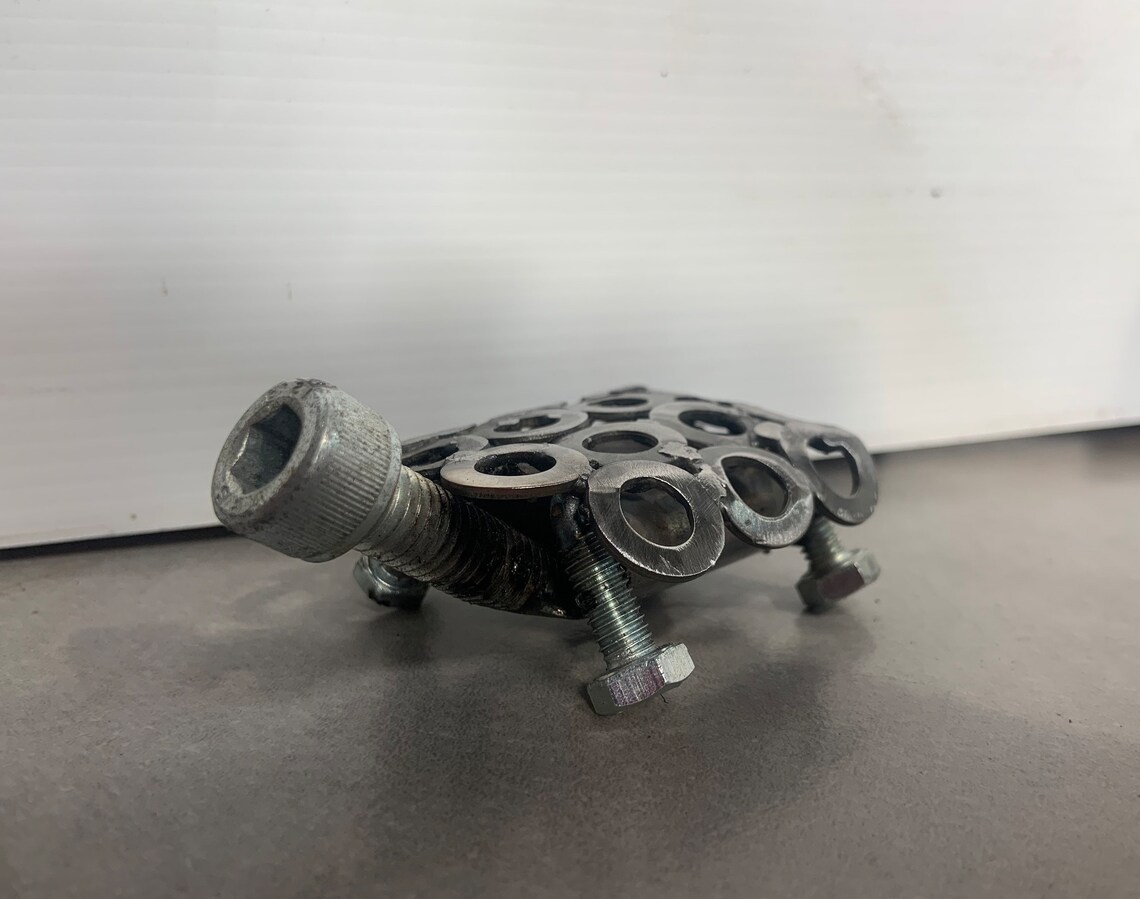 Scrap Metal Art, Turtle Recycled From Scrap Metal Nuts and Bolts Welded ...