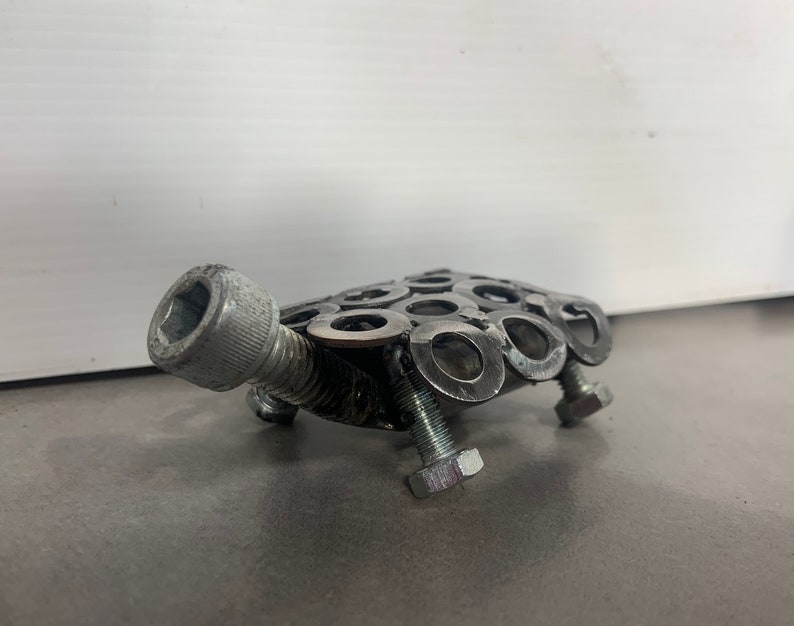 Scrap Metal Art, Turtle Recycled From Scrap Metal Nuts and Bolts Welded ...