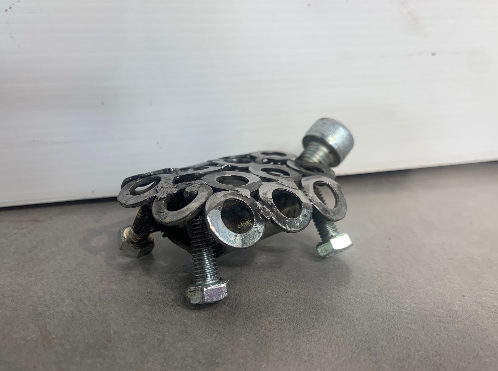 Scrap Metal Art, Turtle Recycled From Scrap Metal Nuts and Bolts Welded ...