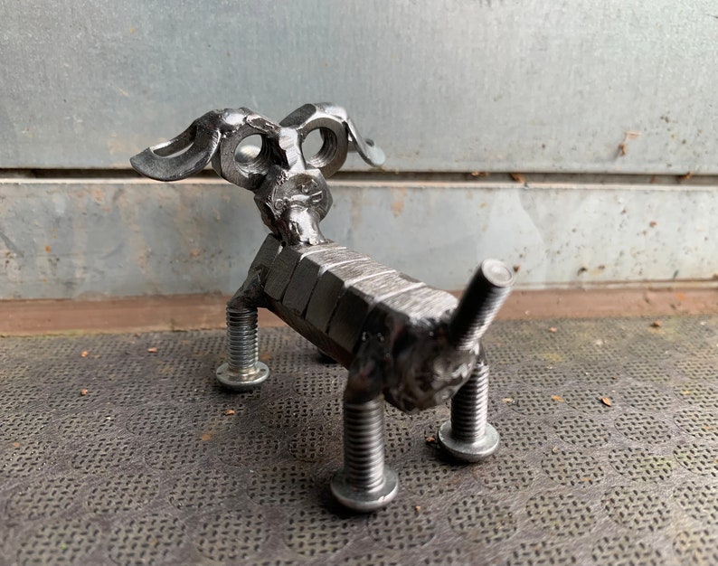 Sausage Dog Handmade From Nuts and Bolts - Etsy