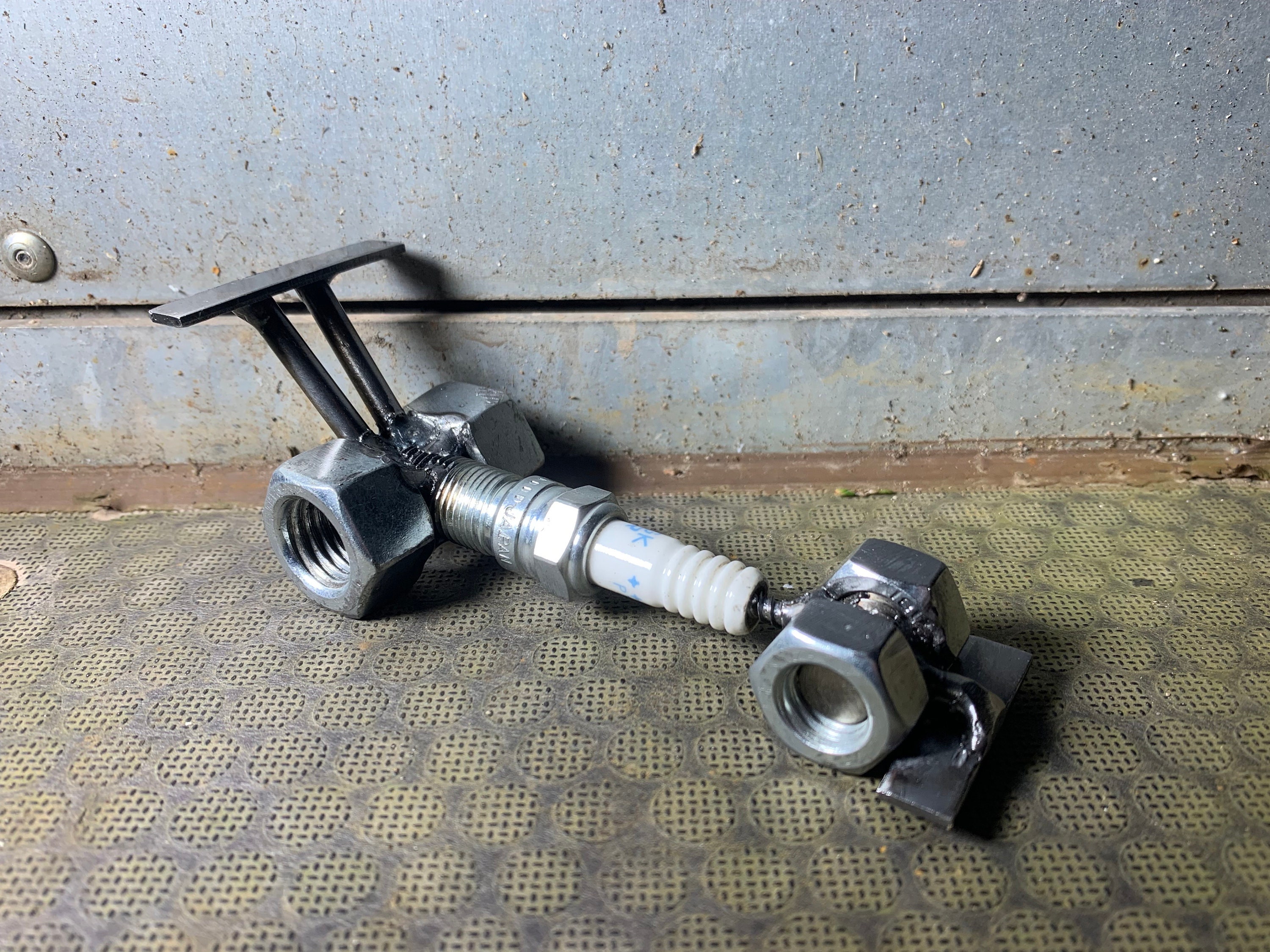 Scrap Metal Art Race Car / Dragster Welded From Nuts Bolts - Etsy