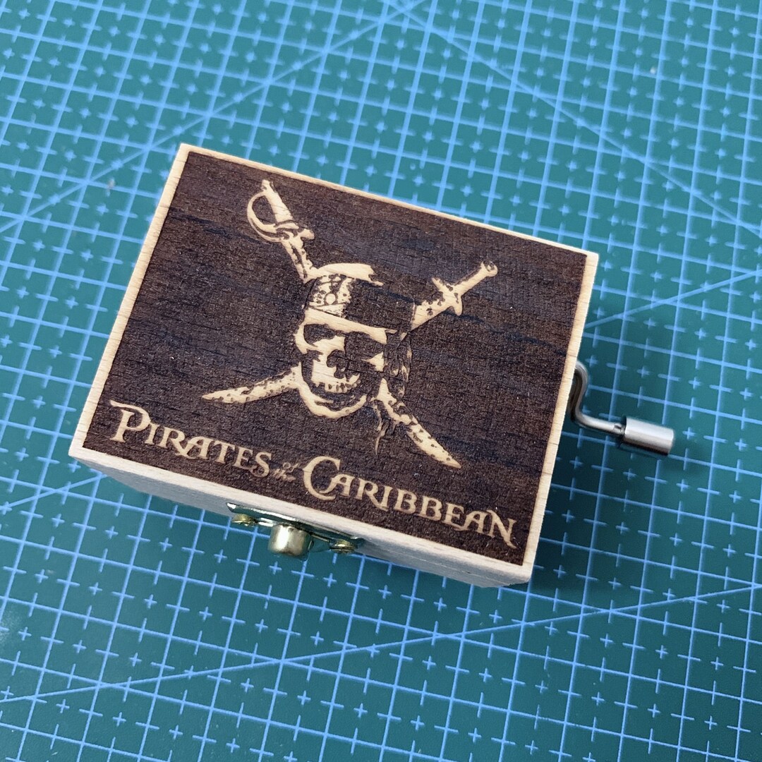 Pirates of the Caribbean Main Theme He's a Pirate Hand Cranked Wooden ...