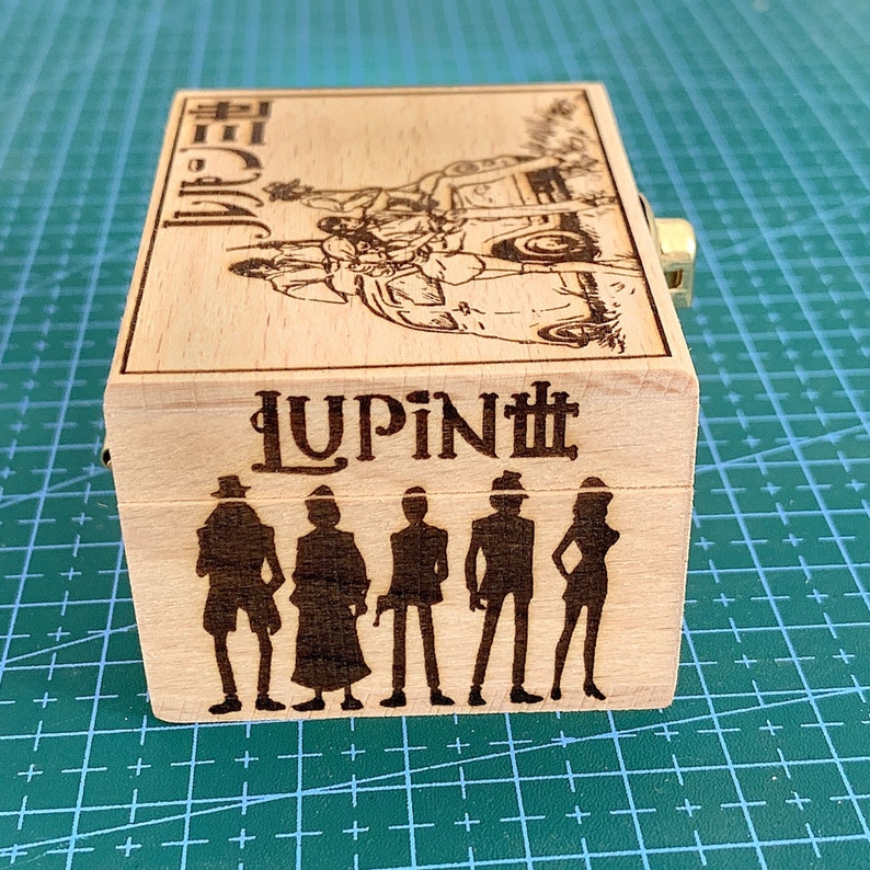 Lupin the Third Lupin III Main Theme Japanese Anime Music Box, Wooden ...