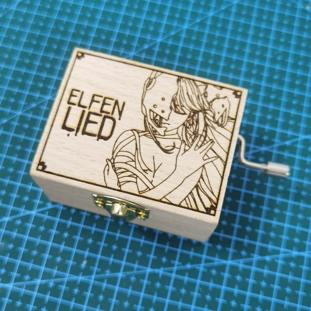 Elfen Lied Opening Theme Lilium Japanese Anime Theme Music Box Wooden ...