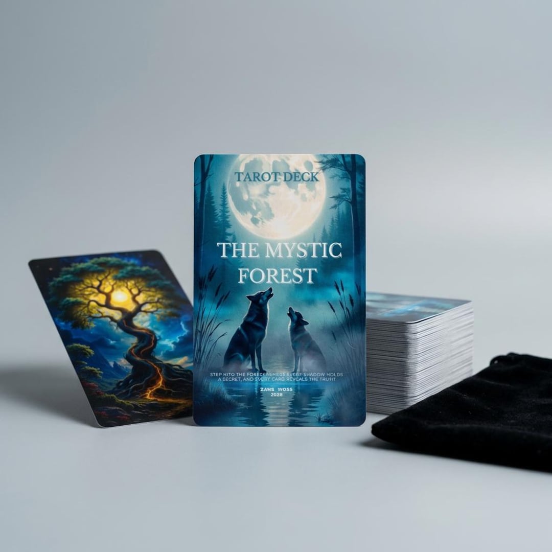 Mystic Forest Tarot Deck – Nature Inspired Spiritual Reading Cards - Etsy