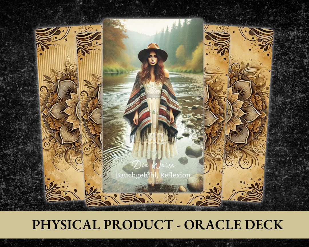Boho Wisdom Oracle Deck, 78 Cards, Deutsche Version, Free Shipping ...
