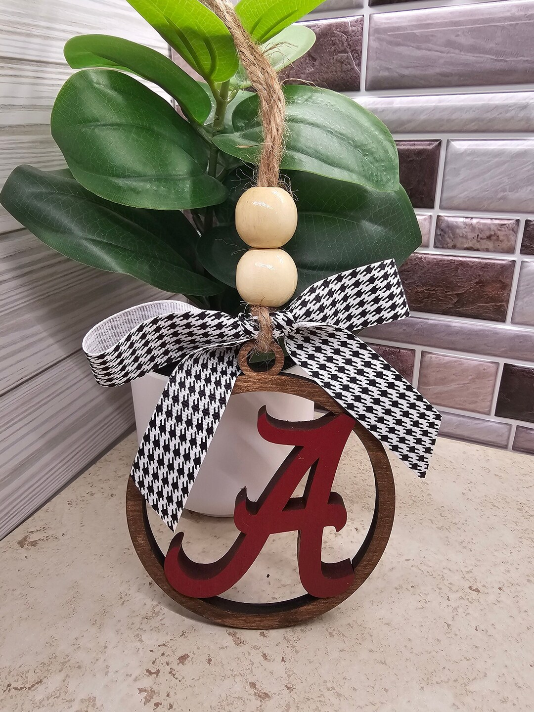 Car Charm Rear View Mirror | Alabama Crimson Tide Charm | Car Freshie ...