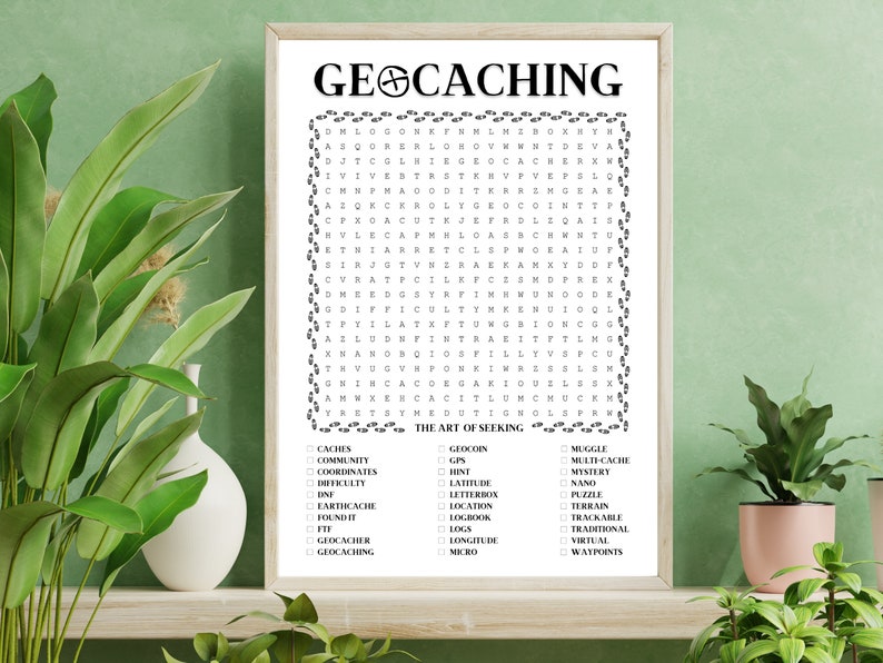 Crosswords for Geocacher the Art of Seeking Print for Geocacher ...