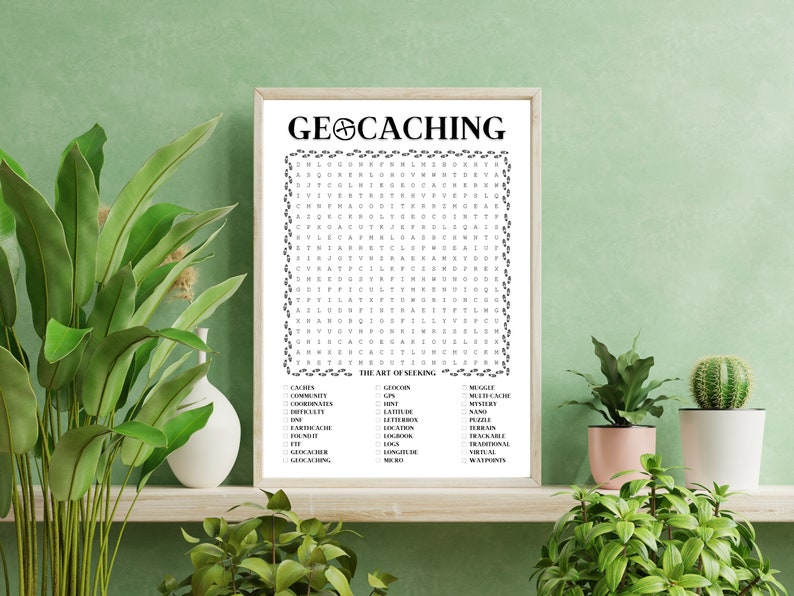 Crosswords for Geocacher the Art of Seeking Print for Geocacher ...