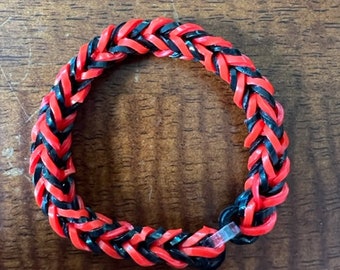 Rainbow Loom Fishtail Sandwich Bracelets - Etsy