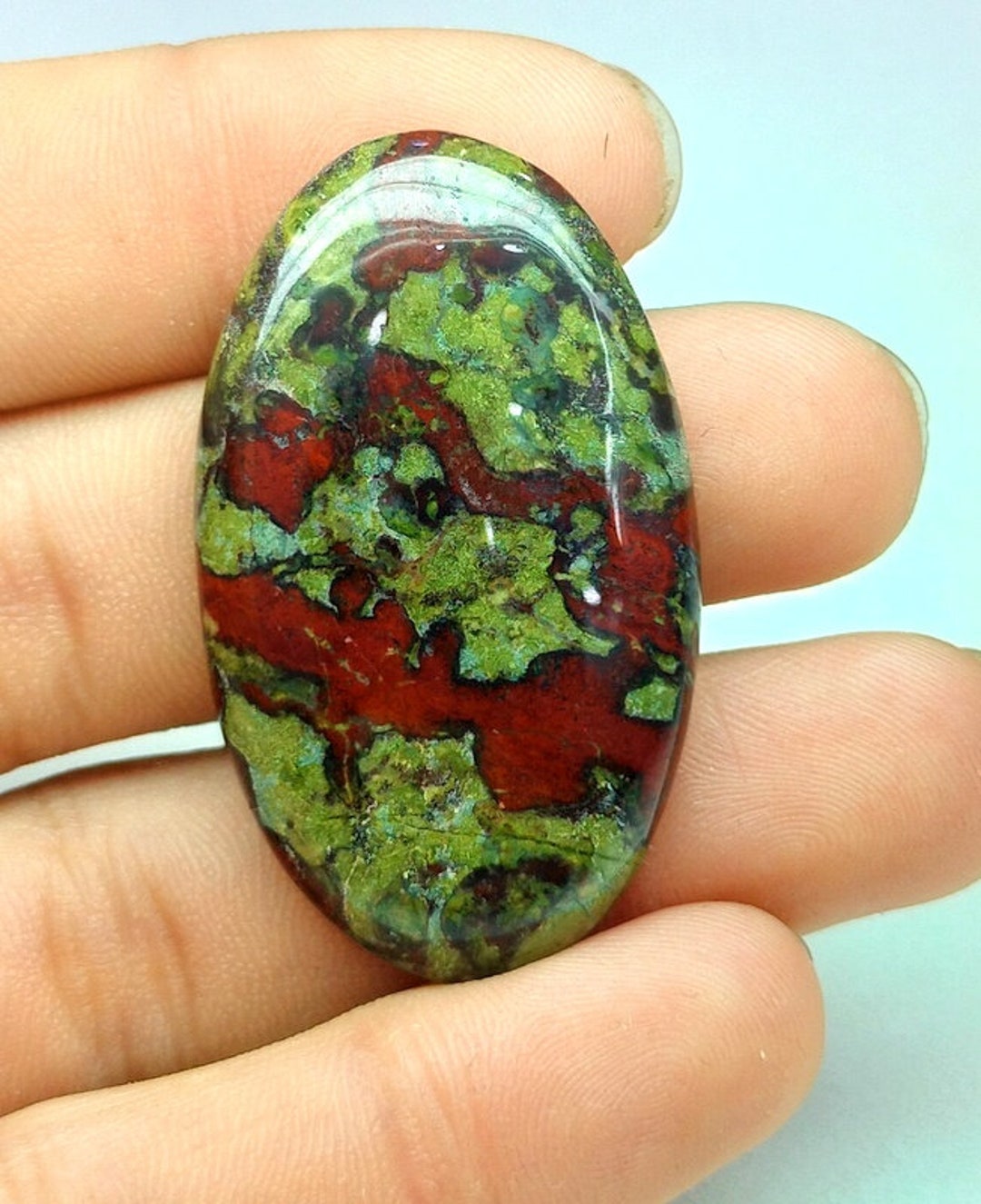 Natural Dragon Blood Jasper Stone Gemstone Top Quality, Cabochon ...