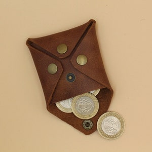 Small Jewelry Pouch, Handmade Leather Coin Pouch - Etsy