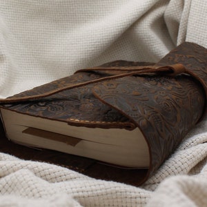 Handmade Leather Book Cover, Book Protector, Book Accessory - Etsy