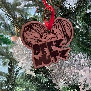 Deez Nutz Meme Ornament Funny Christmas Tree Decorations Meme Xmas ...