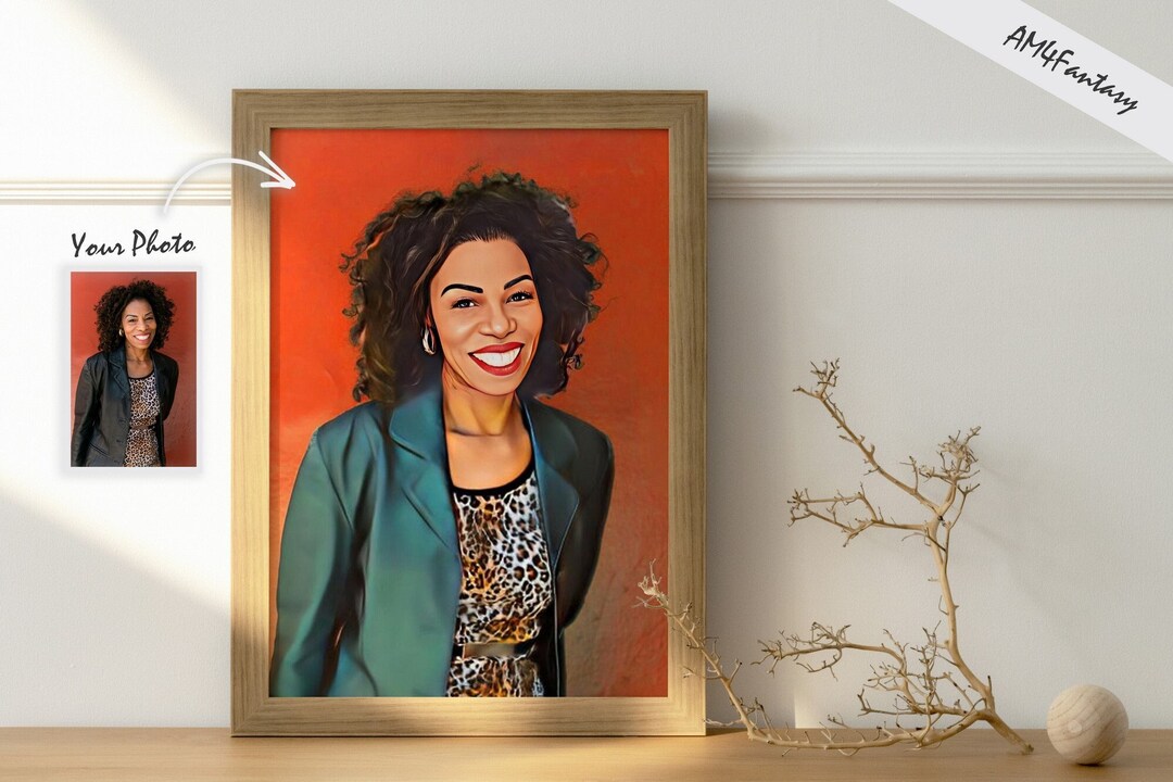 Personalized Cartoon Portrait, Cartoon Photo, Animated Face, Cartoon ...