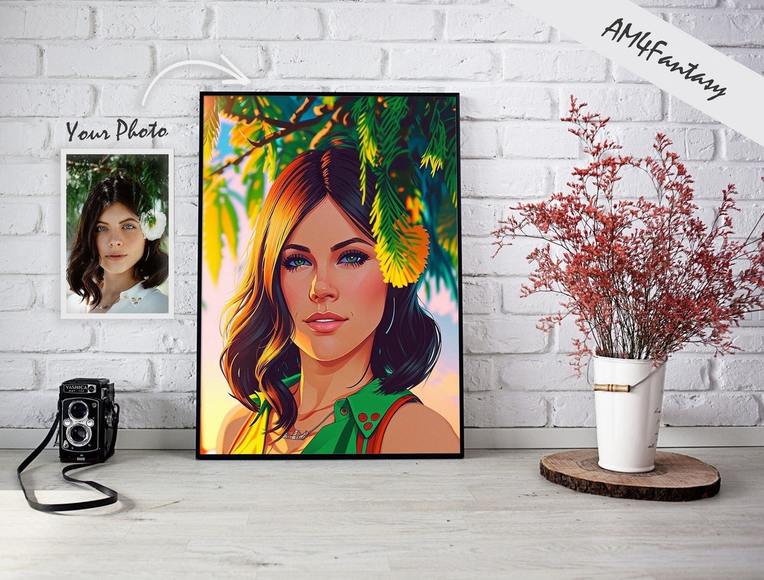 Personalized Video Game Portrait, Animated Action Game Photo, Video ...