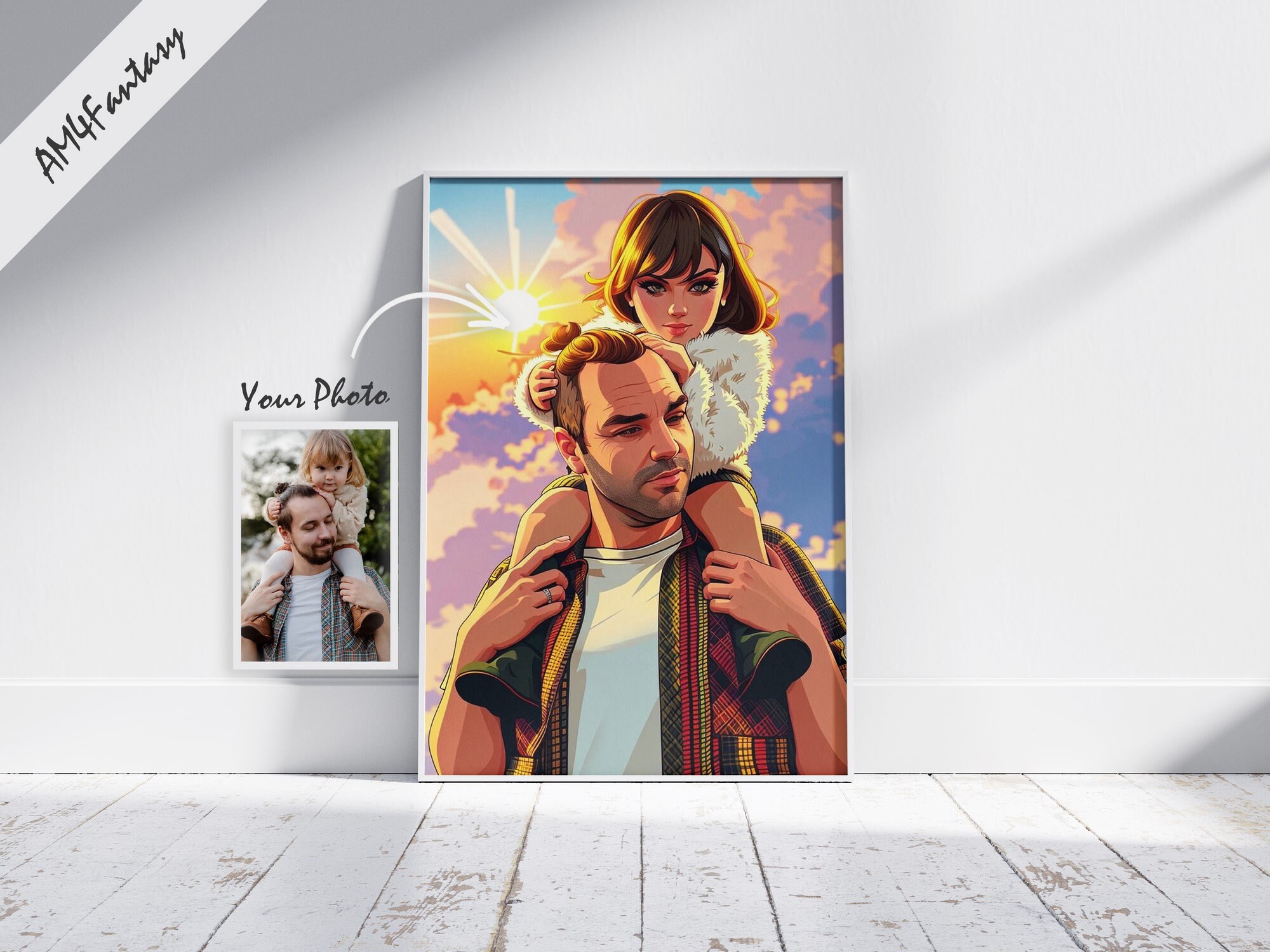 Personalized Video Game Portrait, Animated Action Game Photo, Video ...