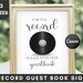 For the Record Sign, Sign Our Record Guest Book, Record Guestbook Sign ...