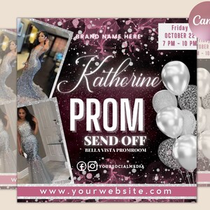 Prom Invitation, Prom Send off Flyer, Prom Invitation Flyer, Prom Flyer ...