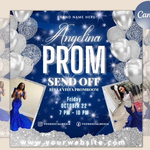 Prom Invitation Flyer, Prom Event Flyer, Prom Invitation, Prom Event ...