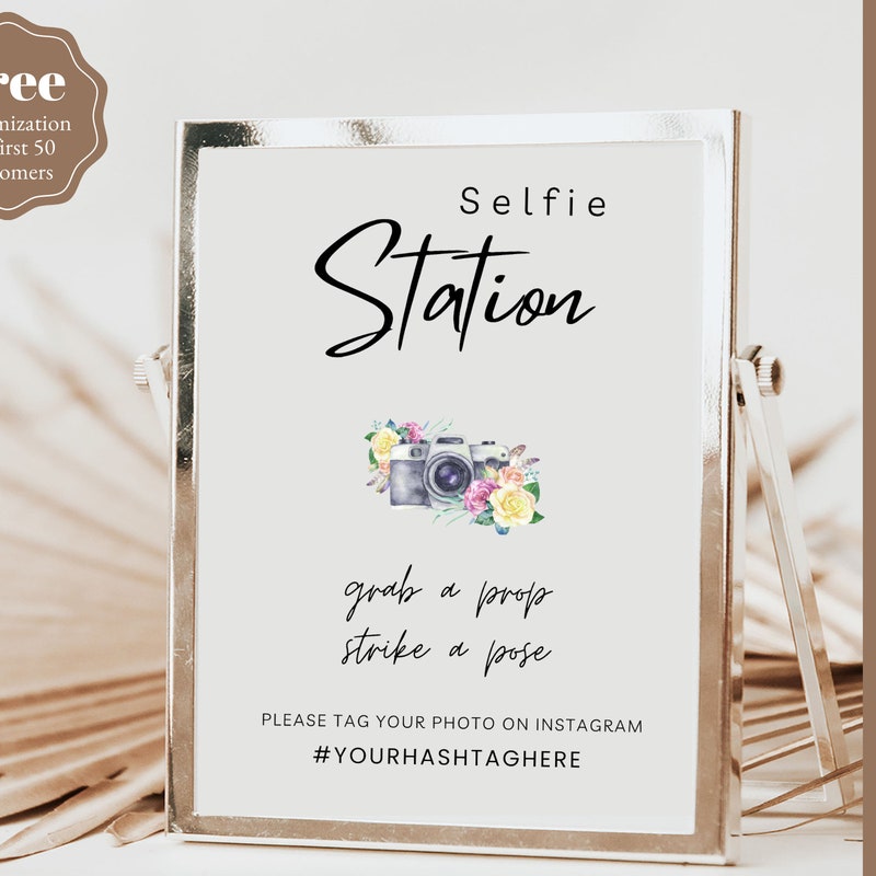 Photo Station Sign - Etsy