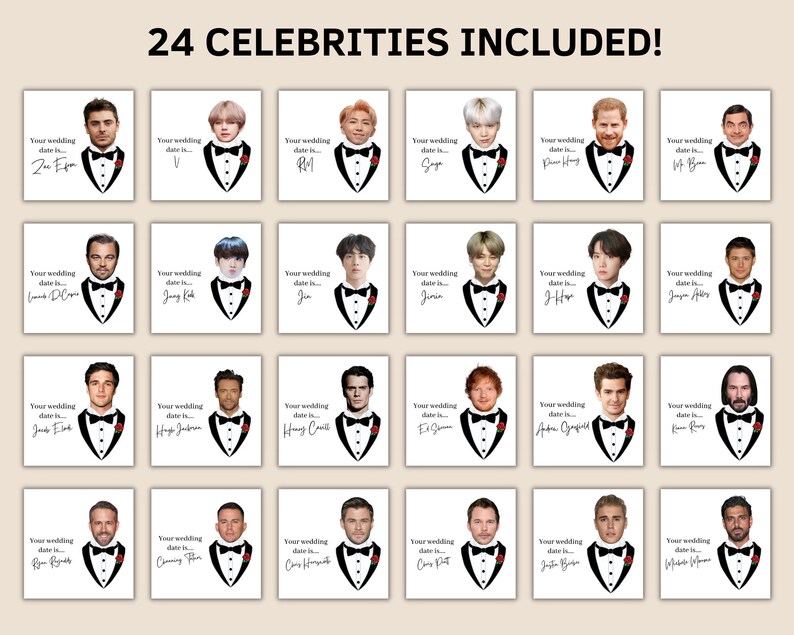 Printable Celebrity Who Has the Groom? Bachelorette Party Groom, Groom ...