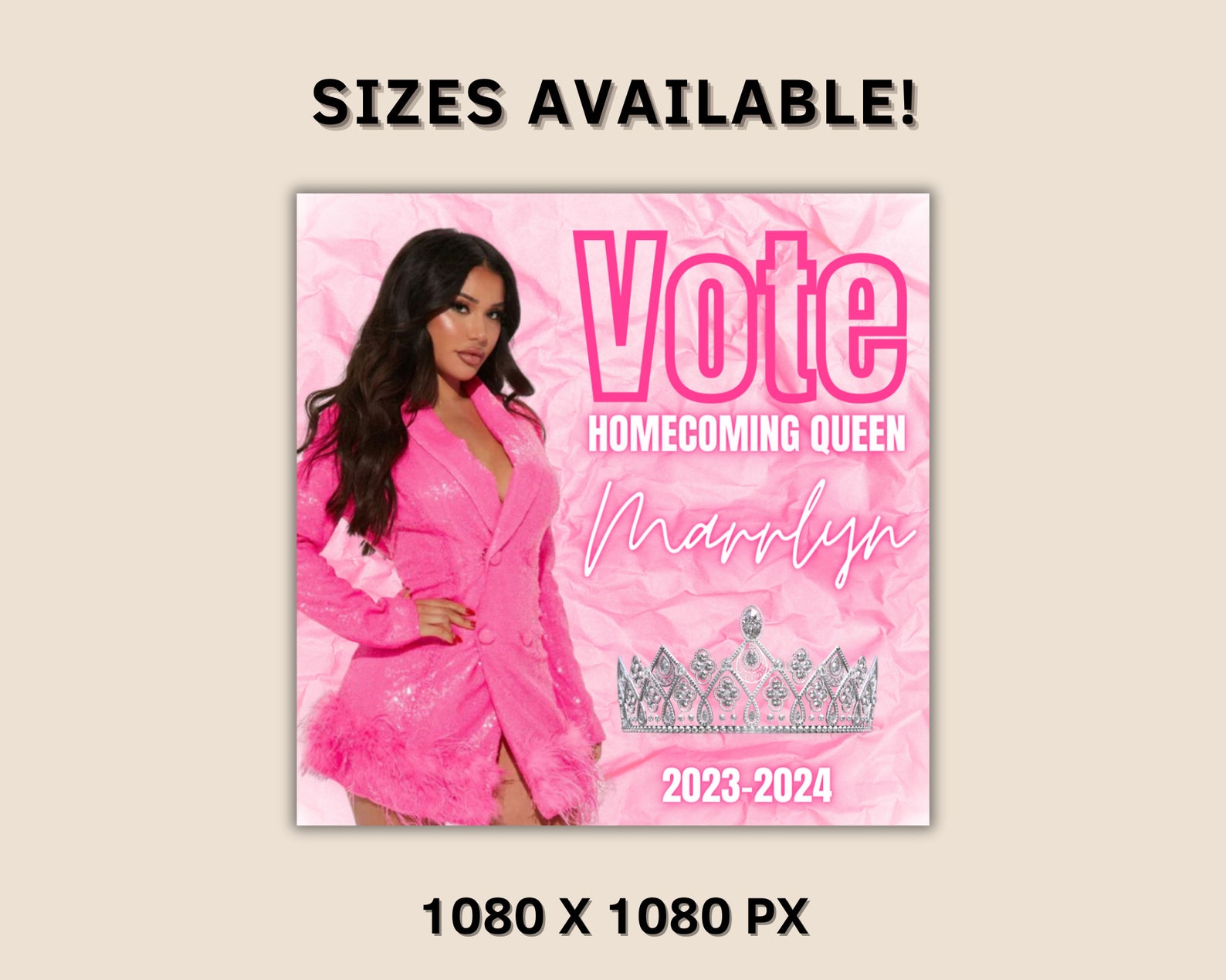 Vote Campaign Flyer, Homecoming Flyer, Homecoming Campaign, Homecoming ...