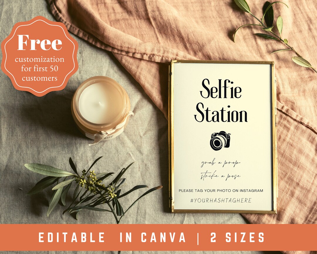 Selfie Station Sign, Wedding Selfie Sign,selfie Station Sign,wedding ...