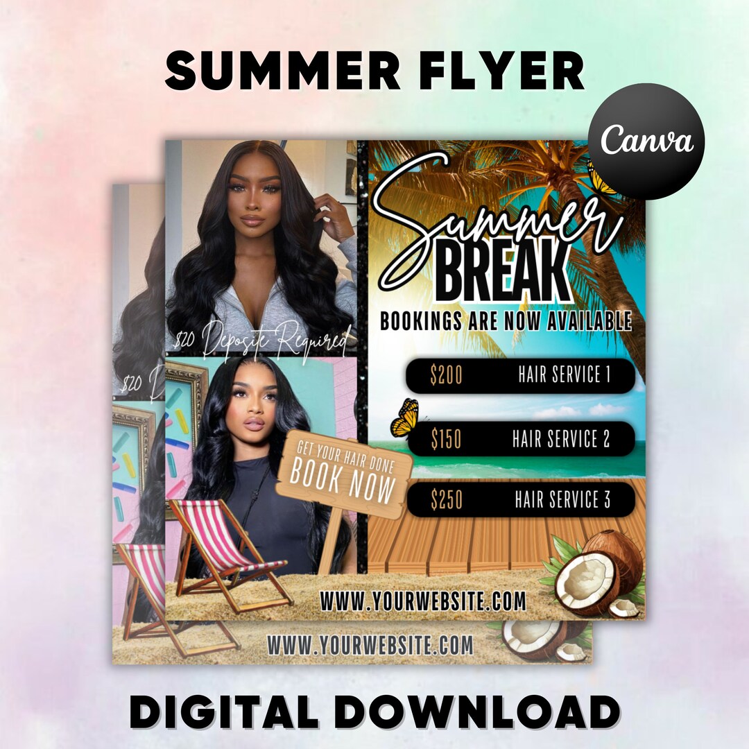 Hello Summer Flyer. Summer Party Flyer, Summer Beach Party, Dj Pool ...