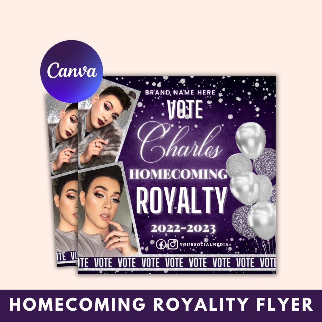 Vote Homecoming Royalty Flyer, Homecoming Flyer, Homecoming Royals ...
