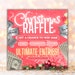 Printable Christmas Raffle Flyer, Holiday Flyer, Giveaway Flyer ...