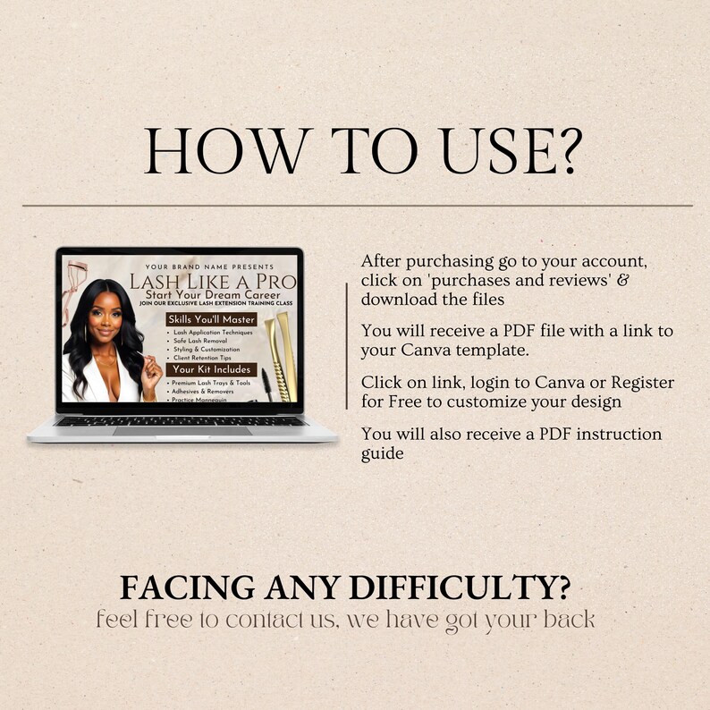 Lash Class Flyer Set | Course Flyer | Lash Training Course | Book Now ...