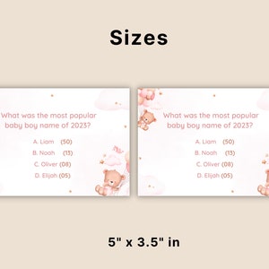 Pink Baby Shower Friendly Feud Game, Printable Baby Shower Game Baby ...