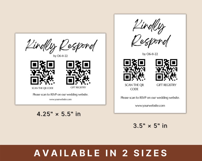 QR Code Invite QR Code Rsvp Card QR Code Wedding Qr Code - Etsy