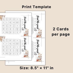 Find the Guest Bingo, Find the Guest, Guess the Guest, Find the Guest ...