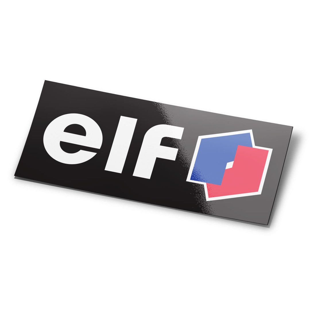 STICKERS PACK ELF Vintage Logo Stickers Rectangle Car - Etsy