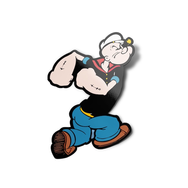 Popeye Vinyl Decal - Etsy