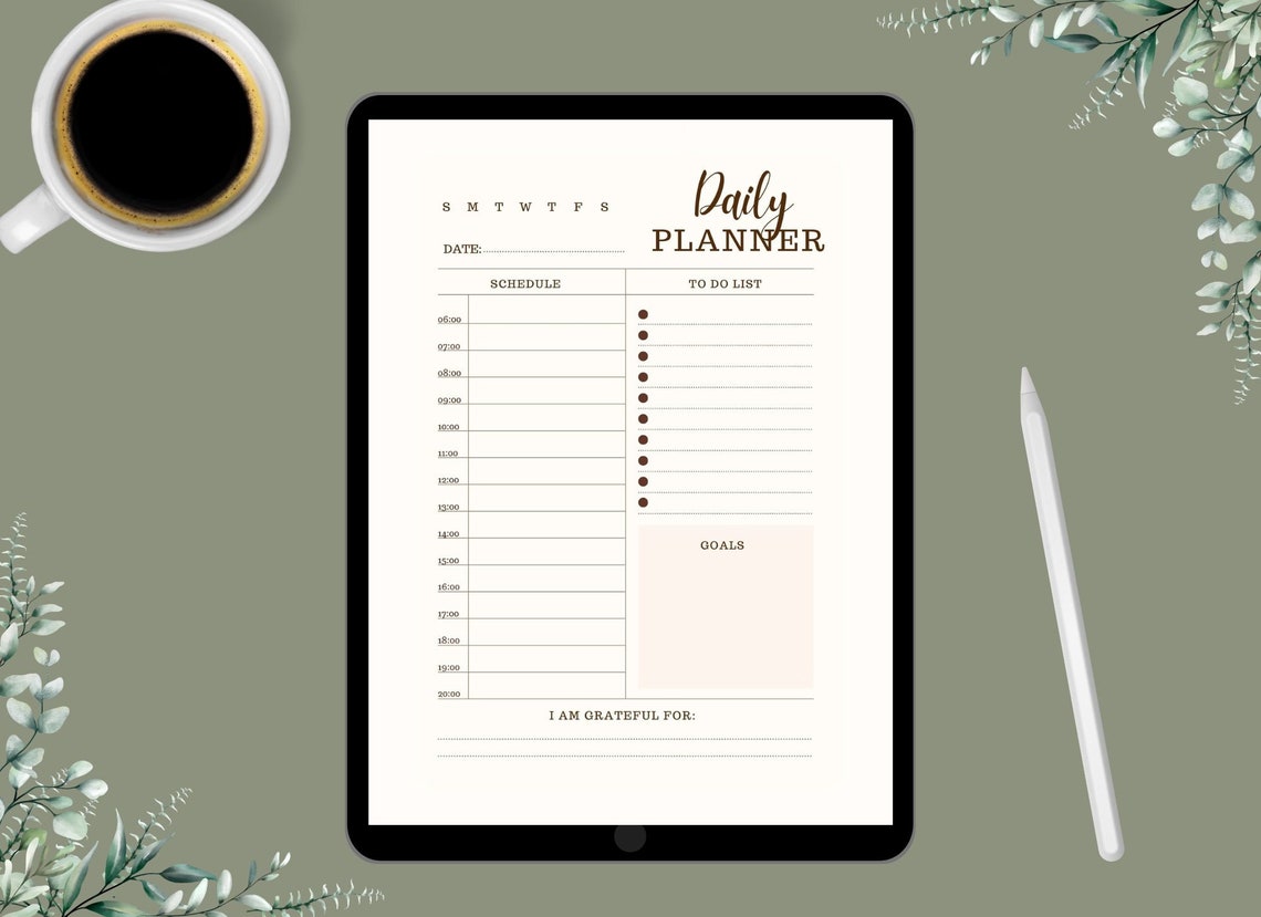 Digital Daily Planner iPad Planner 2023 Planner Goodnotes, Notability ...