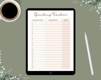 Digital Monthly Budget Planner | iPad Planner | Monthly Budgeting ...