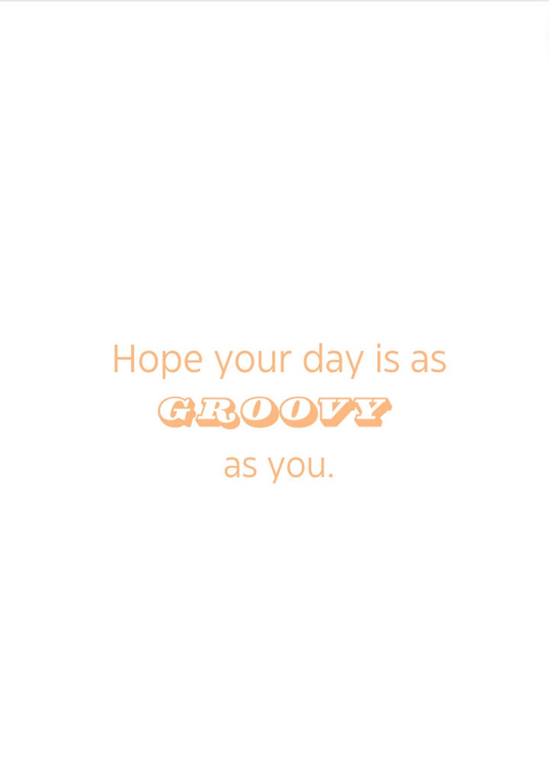 Groovy Happy Birthday Card Digital Download for Unlimited Use - Etsy