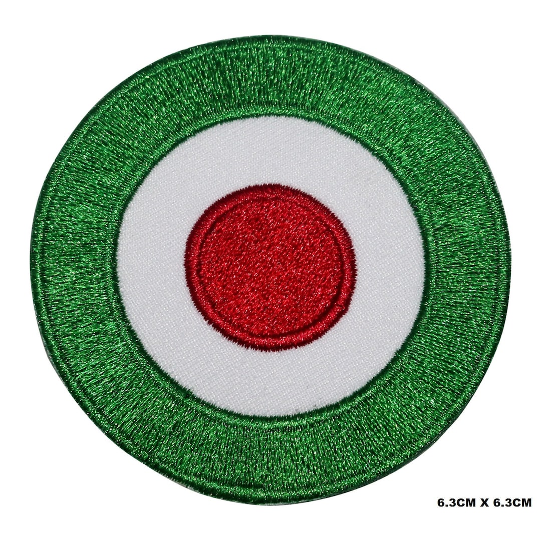 Shooting Target Vespa Iron-on Patch, Vinyl Player Badge, Vintage ...