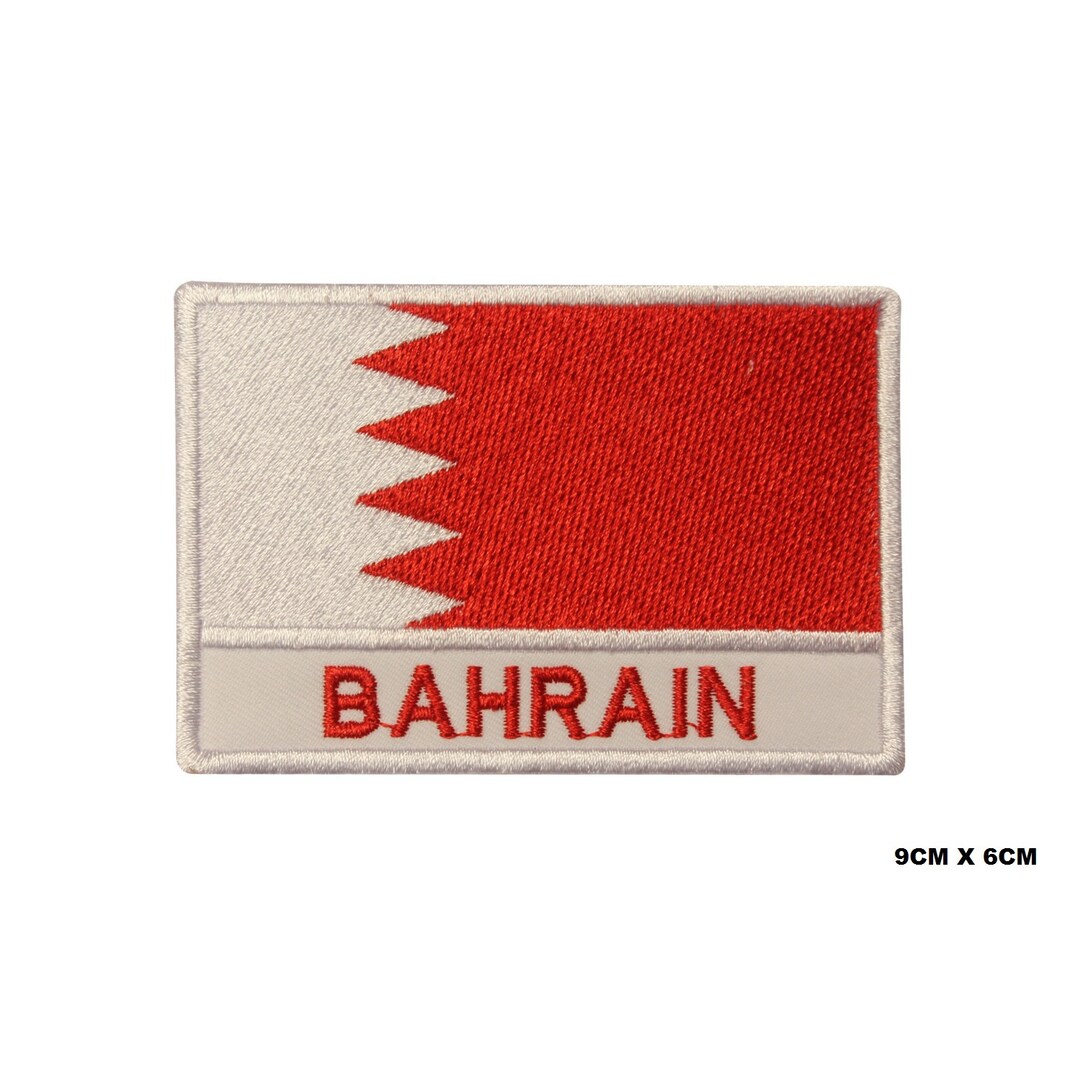BAHRAIN Country Flag Iron-on Patch Vinyl Player Badge - Etsy