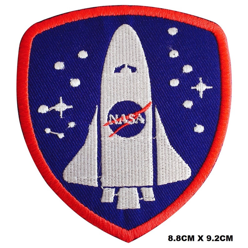 NASA USA Logo Iron-on Patch, Vinyl Player Badge, Vintage Decorative ...