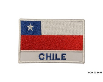 Chile Badge Patch - Etsy
